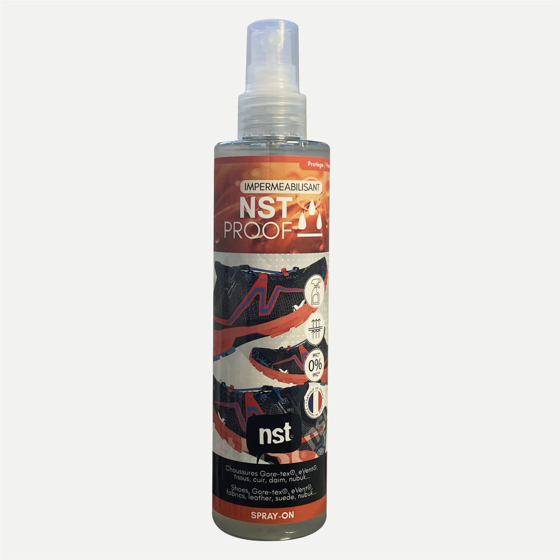NST PROOF Spray chaussures - Traitement déperlant pour chaussures – nst-sports